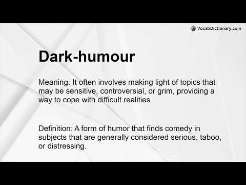 Dark-humour Meaning
