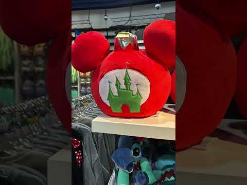 Disney Parks Mickey Mouse Holiday Ornament Plush Accent Pillow #shorts