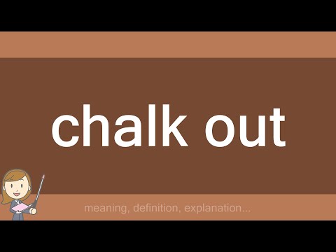 chalk out