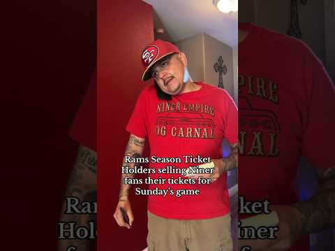 Rams ticket holders cashing in! #49ers #rams #sofistadium #nfl #football #ogcarnal #losangeles