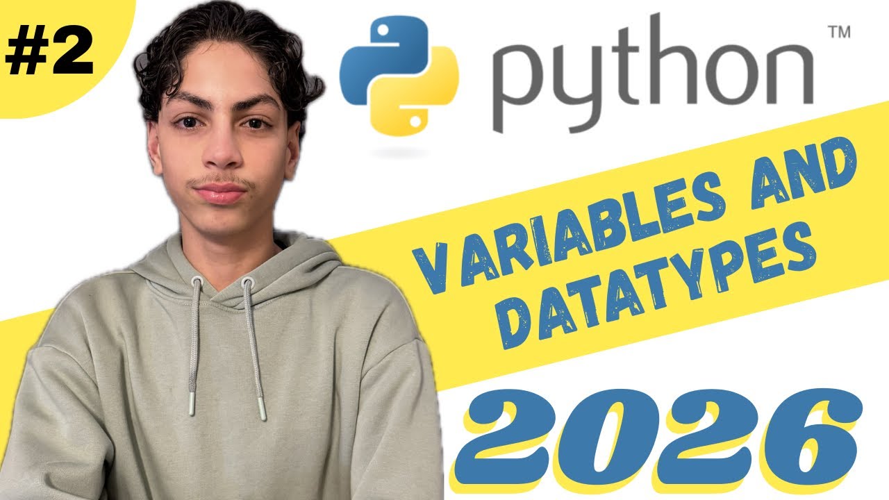 Python Tutorial for Beginners – Episode 2 | Variables & Data Types