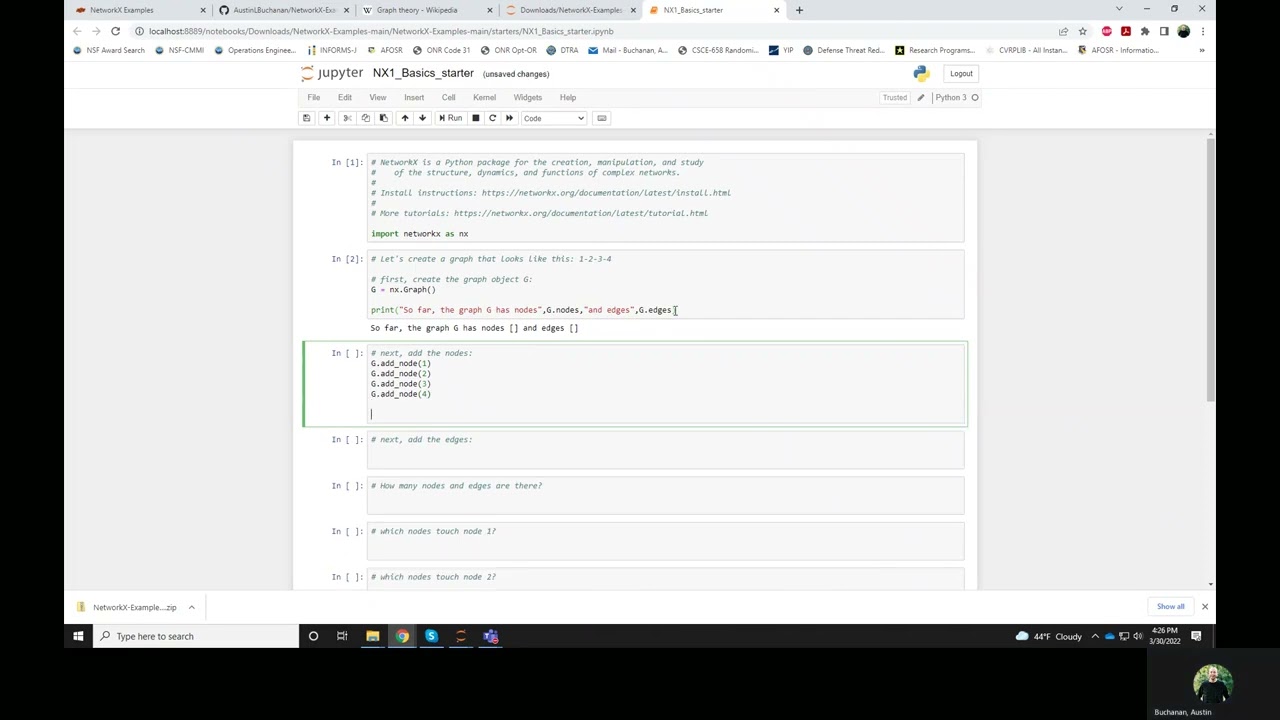 NetworkX 1    Basics