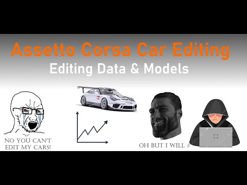 Assetto Corsa - Editing Car Data and Models, Brief Overview