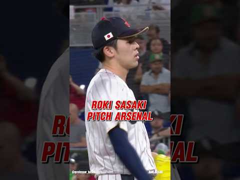 Roki Sasaki pitch arsenal
