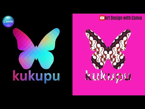 Fill Logo with Photo Canva Tutorial