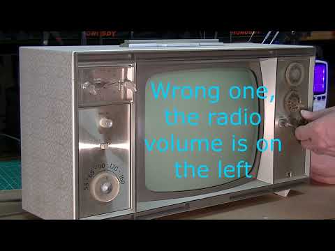 GE Model 181AVY - TV/Radio/Clock