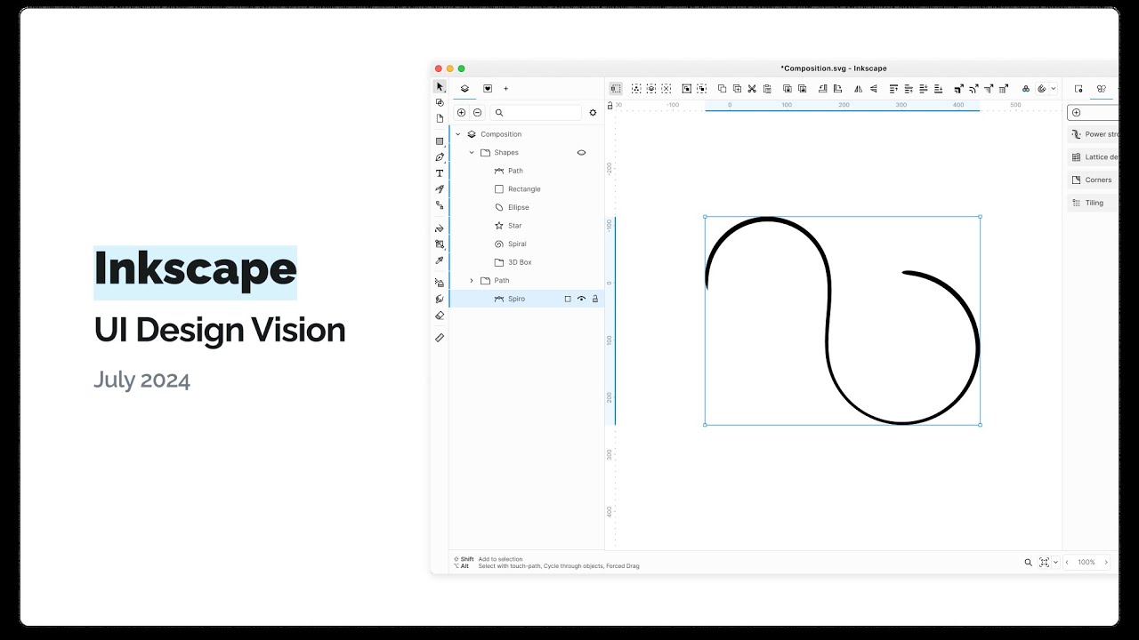 Inkscape UI Vision Work
