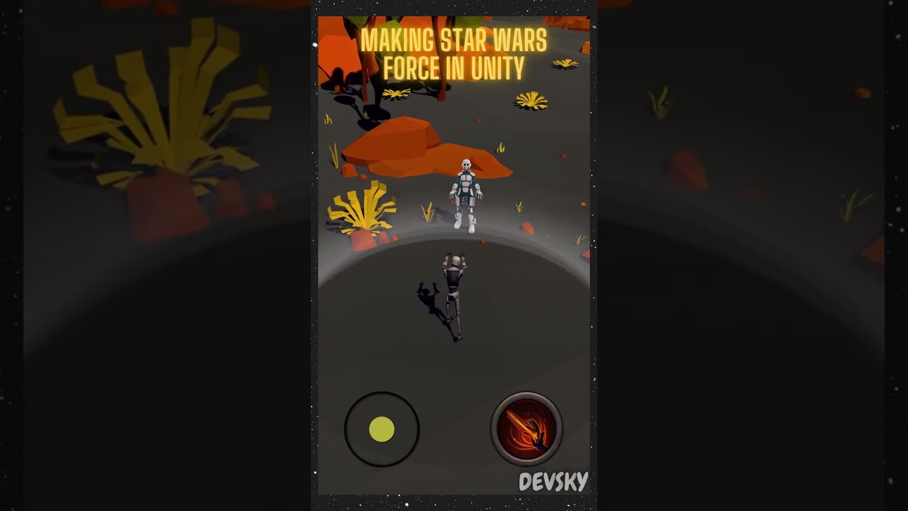Making Star Wars Force in Unity #shorts