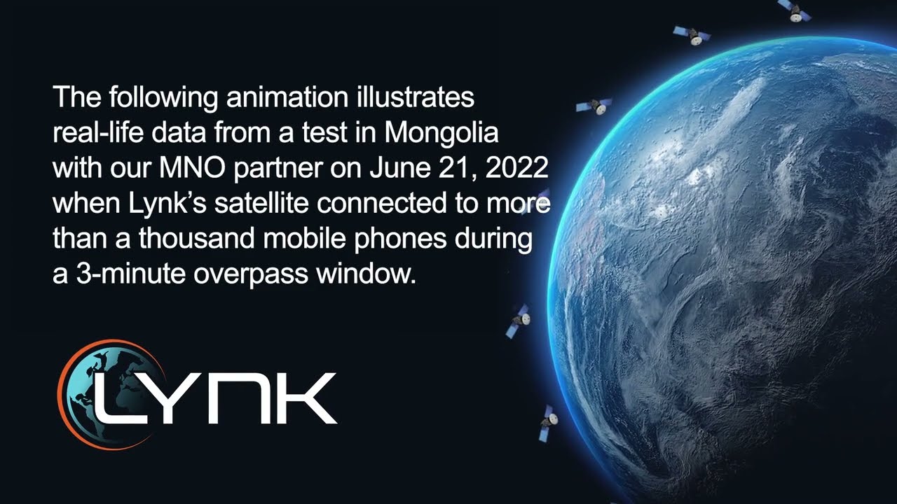 Lynk's Satellite Already Connecting to Mobile Phones on Earth (Originally released June 2022)