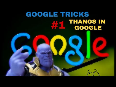 TOP 4 GOOGLE TRICKS 2019 THANOS POWER IN GOOGLE