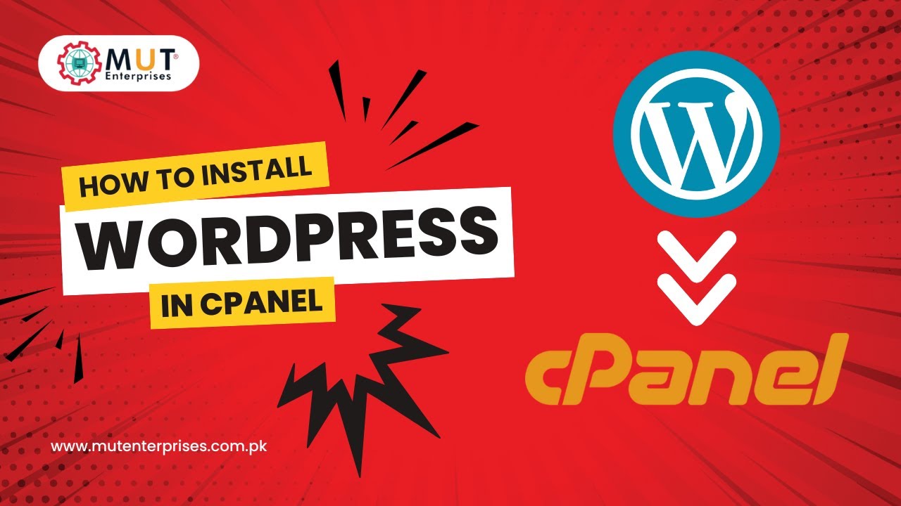 How to Install WordPress in cPanel 2024 | WordPress Tutorial | MUT Enterprises #wordpress #cpanel