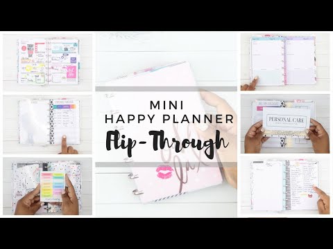 FLIP-THROUGH Of My Mini Happy Planner! | At Home With Quita