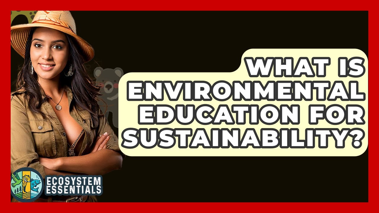 What Is Environmental Education For Sustainability? - Ecosystem Essentials