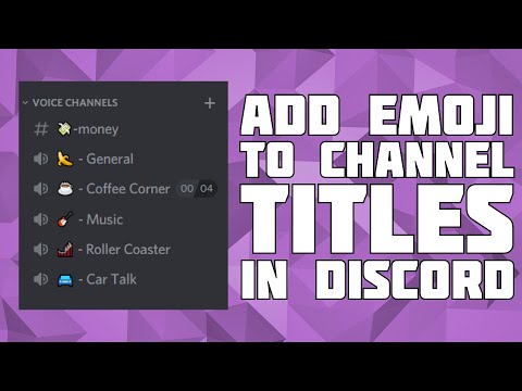 Add Emoji/Icon to Server Titles on Discord! Add Emoji to Channel Title in Discord!