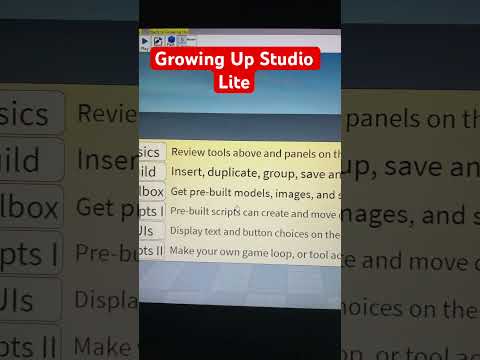 Studio Lite Roblox Growing Up #roblox #shorts