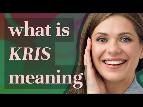 Kris | meaning of Kris