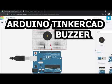 Tinkercad arduino buzzer + Code