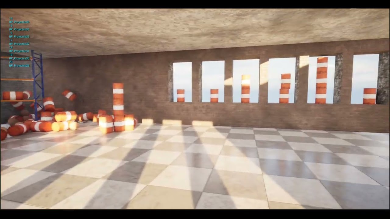 Warehouse Barrels Carnage