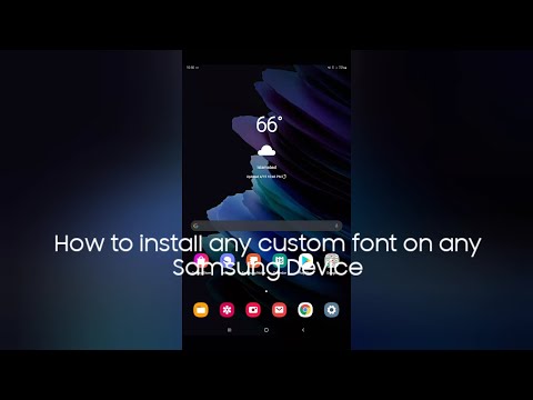 How to install any custom font an any Samsung Device. (100% works) | Shahmeer Squad