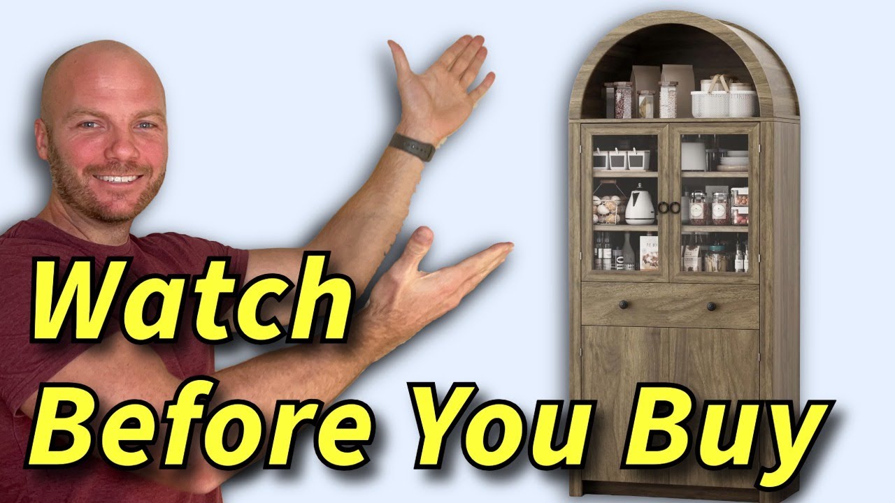 Arched Pantry Cabinet from Amazon, Full Review