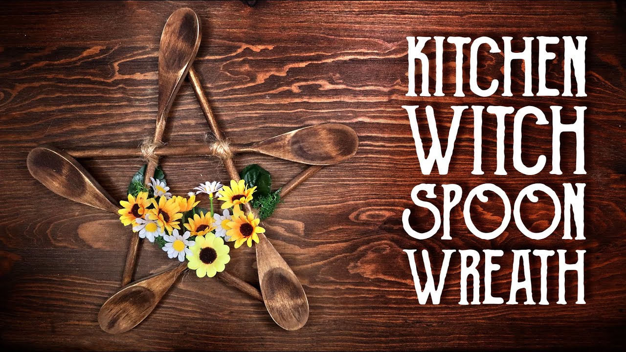 Kitchen Witch Spoon Wreath DIY - Kitchen Witchery - Magical Crafting