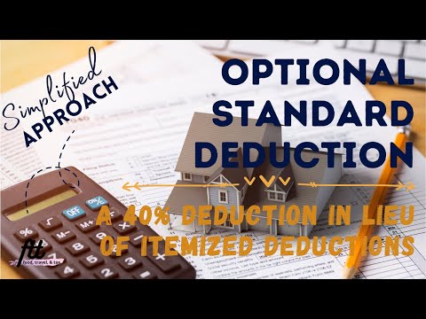 [TOPIC 39] ALLOWABLE DEDUCTION | 40% Optional Standard Deduction from Gross Income