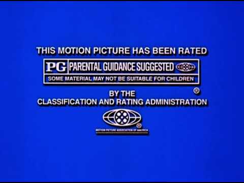 MPAA PG Rating Card (2004)