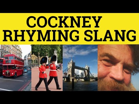🔵Cockney Rhyming Slang - Cockney Slang examples - English Language Class 1101 British Pronunciation