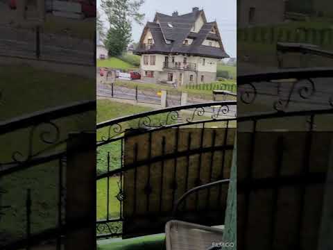 View outside our Hotel at Zakopane Poland