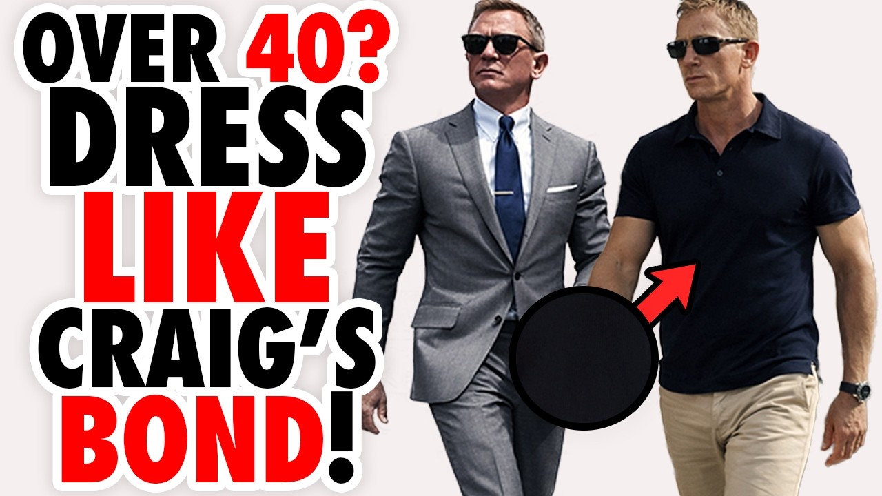 How To DRESS Like Daniel Craig’s James Bond (Style Guide for Men 40+)