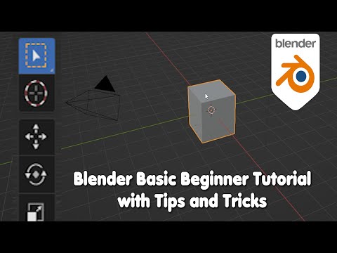 Blender Basic Beginner Tutorial First Walkthrough with Tips and Tricks