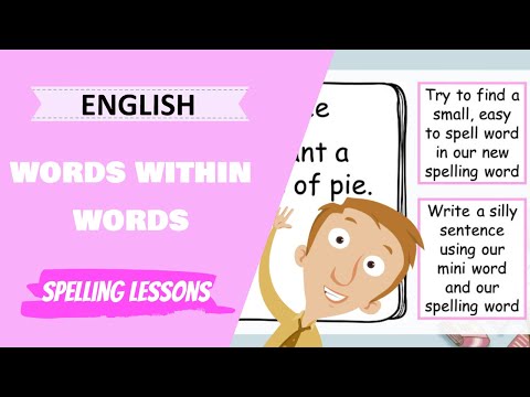 Let's Spell - The Words Within Words Strategy (Primary School English Spelling Lesson)