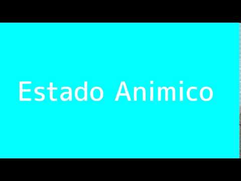 How to say Mood in Spanish