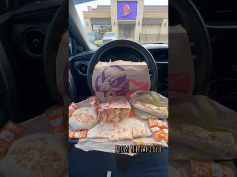 Trying EVERYTHING from the TACO BELL BREAKFAST MENU ๐ฅ๐ณ๐ฅฃ #foodreview #tacobell #breakfast #shorts