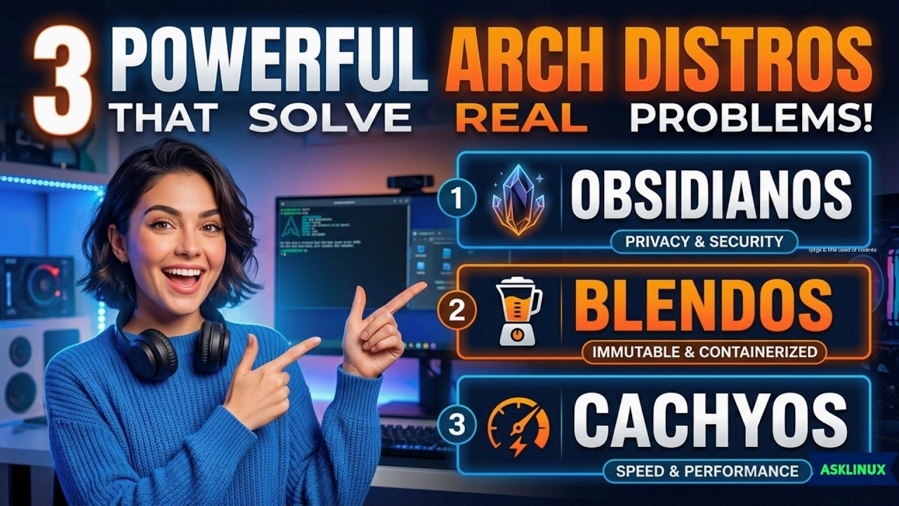 Top 3 Arch-Based Linux Distros in 2026