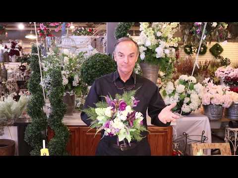 HOW TO Make an EASY and BEAUTIFUL Silk Wedding Bouquet | Artificial Flowers from Silk Scapes
