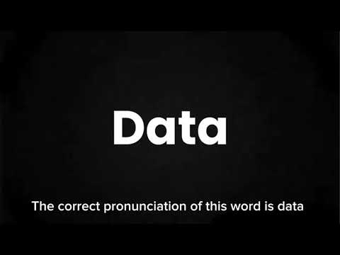 How to Pronounce Data Correctly | English Pronunciation Guide