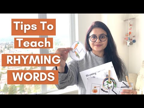 How To Teach RHYMING WORDS To Kids (Activity & Worksheets Ideas) - Gautam Pragya
