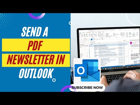 How to Send a PDF Newsletter in Outlook