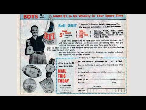 GRIT NEWSPAPER: WHAT MEMORIES AS A CHILD!