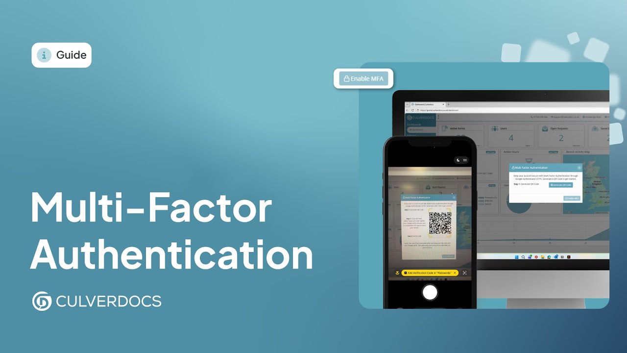 Multi Factor Authentication (MFA) Setup | Culverdocs
