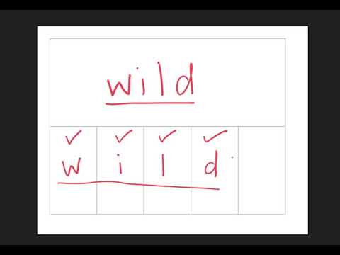 Spelling words ending with "ind", "ild" and "ost"