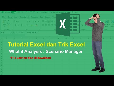 Tutorial dan Trik Sederhana Excel Menggunakan What If Analysis : Scenario Manager
