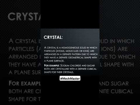 what is crystal? |meaning of crystal |#physics #chemistry #science #engineering