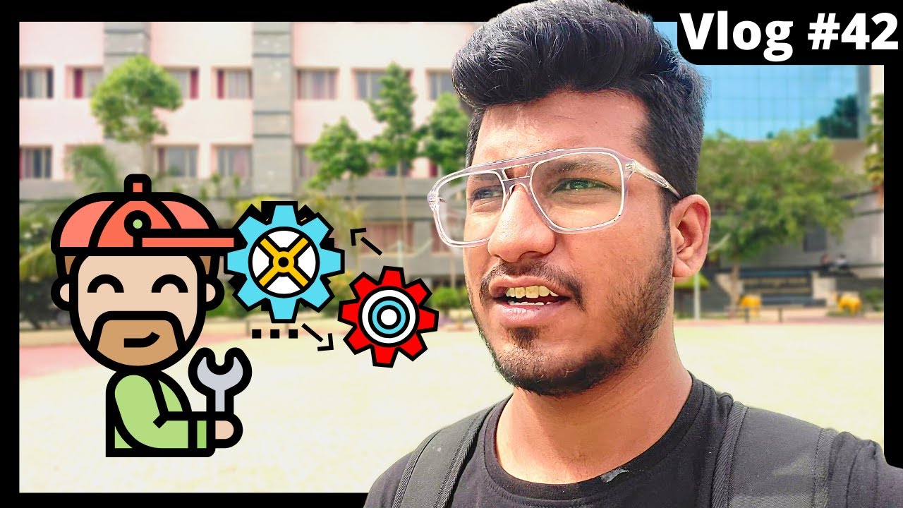 A Day in a Life of Mechanical Student | Get Free a Drink From MSRIT | Nikhil Parwani #Vlog 42