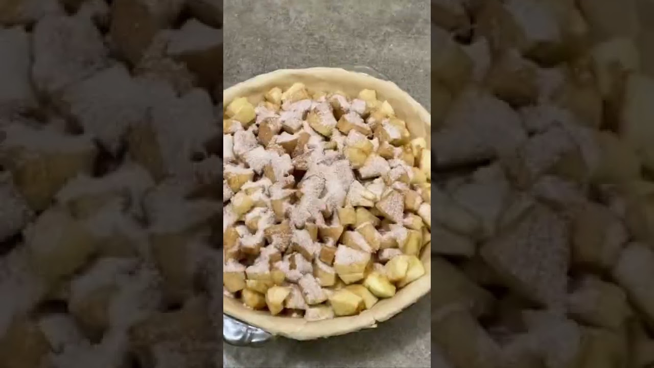 Crumb Top Apple Pie and Crust from Scratch SHORT
