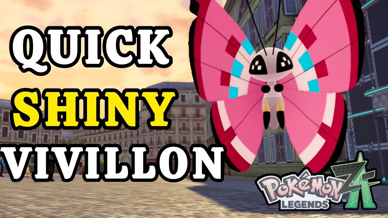 How To Quickly Get Shiny Vivillon In Pokemon Legends ZA 