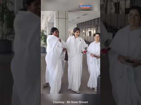 Divine moments When Two Angels MeetЁЯШНЁЯТРЁЯС╝тЬи@bkshivani @bkdrdamini #shorts #brahmakumaris