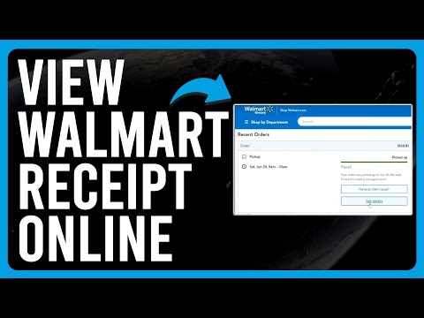 How To View Walmart Receipt Online (View Store Purchases and Find Receipts Tutorial)