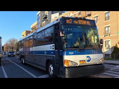 [MTA]:Sheepshead Bay bound 2008 MCI D4500CT [2236] on the BM3
